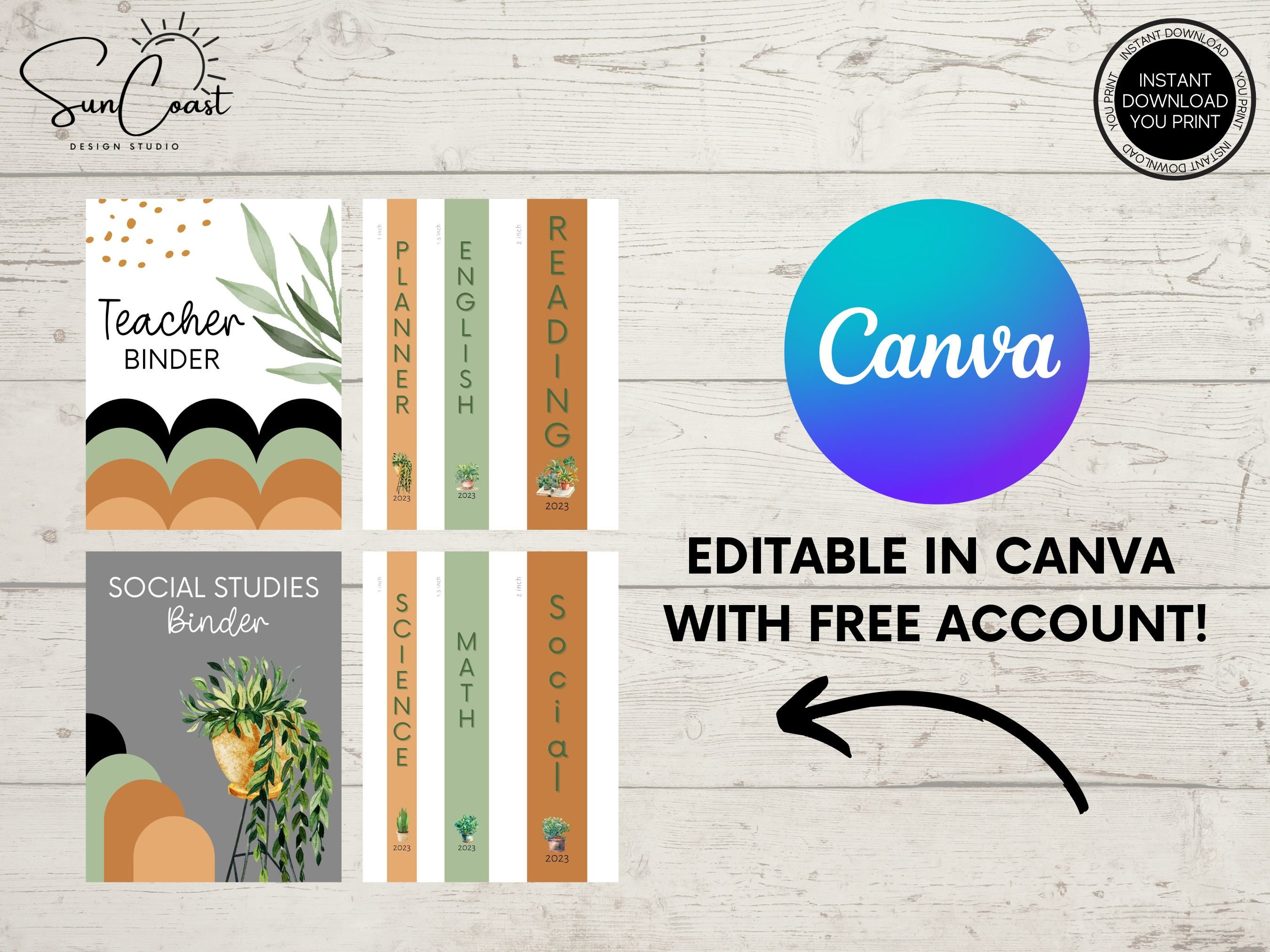 EDITABLE Binder Covers & Spines | Printable Binder Covers | Elementary ...