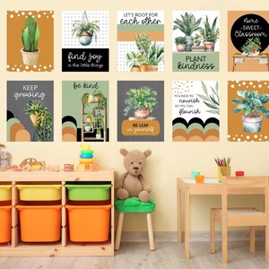 Plant Life Classroom Posters, Modern Classroom Decorations, Instant ...