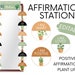 Affirmation Station Labels | PLANTS | Positive Affirmations for Mirror ...
