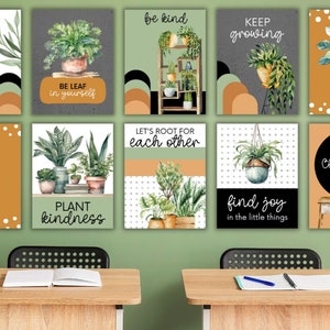 Plant Life Classroom Posters, Modern Classroom Decorations, Instant ...