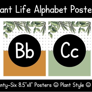 Plant Life Alphabet Posters | Plant Classroom | Botanical Classroom ...