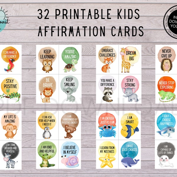 Yoga Affirmation Cards - Etsy