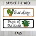 Plant Life Days and Months Display, Days of the Week Display, Months of ...