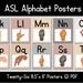 ASL American Sign Language Alphabet Posters | BOHO Dotted | Neutral ...