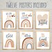 Boho Rainbow Posters, Boho Rainbow Classroom Posters, Boho Rainbow ...