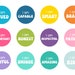 Affirmation Station Bright Retro | Positive Affirmations Mirror Display ...