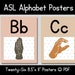 ASL American Sign Language Alphabet Posters | BOHO Dotted | Neutral ...