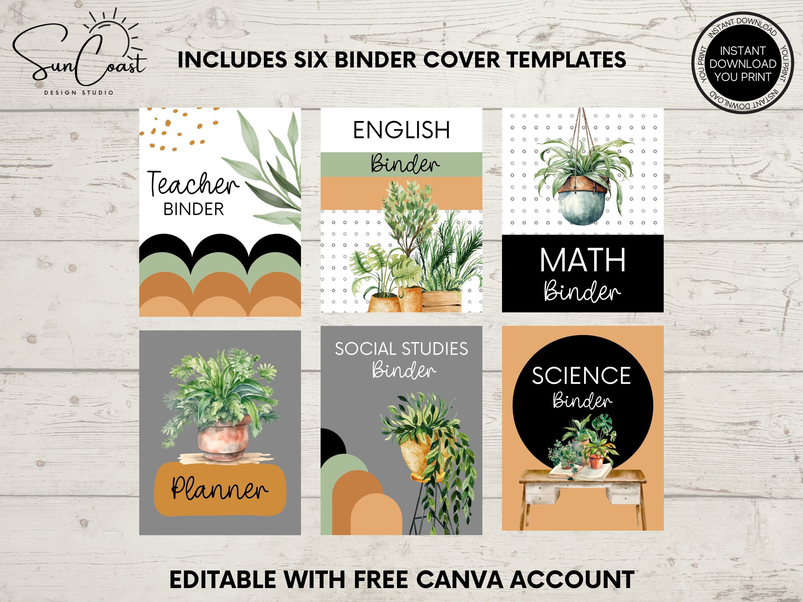 EDITABLE Binder Covers & Spines | Printable Binder Covers | Elementary ...