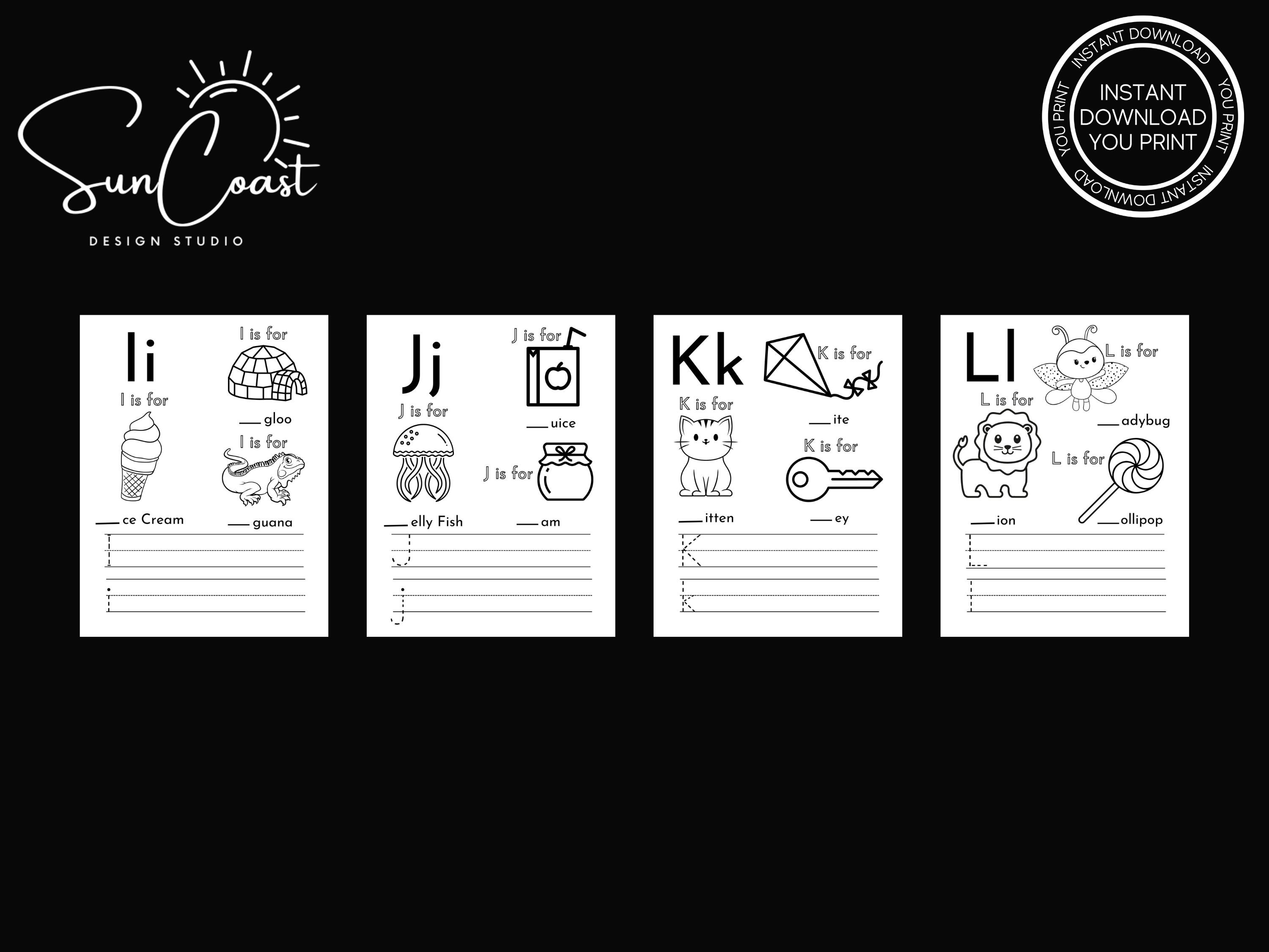 Hojas de trabajo del alfabeto preescolar, Hojas de trabajo preescolar ...