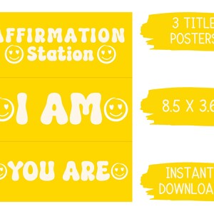 Affirmation Station Bright Retro | Positive Affirmations Mirror Display ...