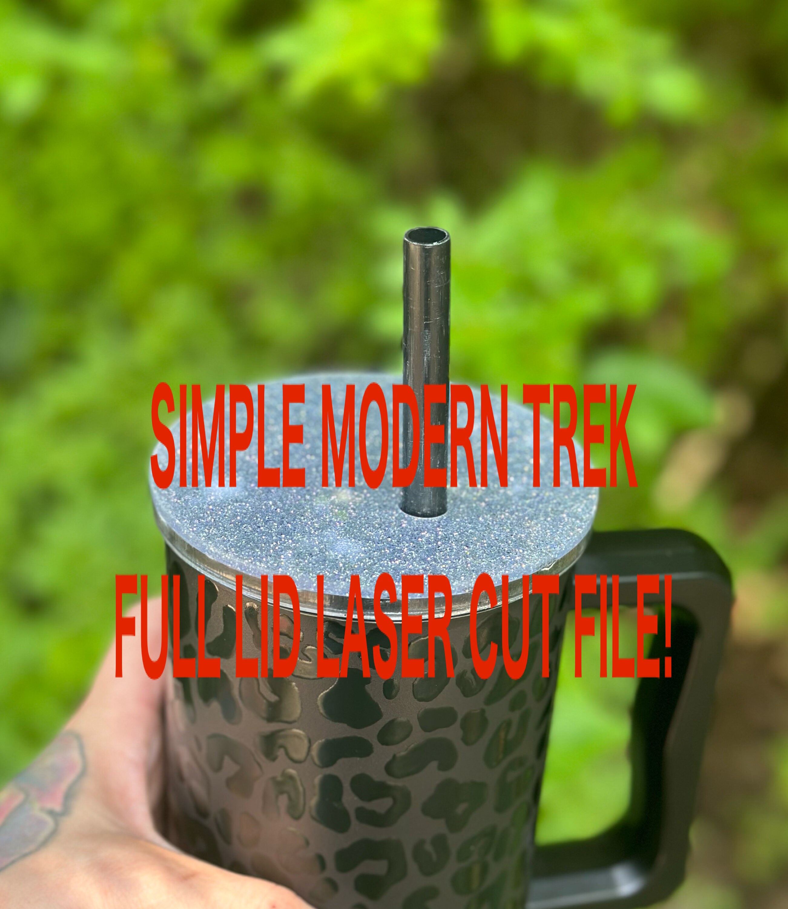 Digital File Simple Modern Topper Cut File Only Simple Modern Trek Full Lid Svg File Simple