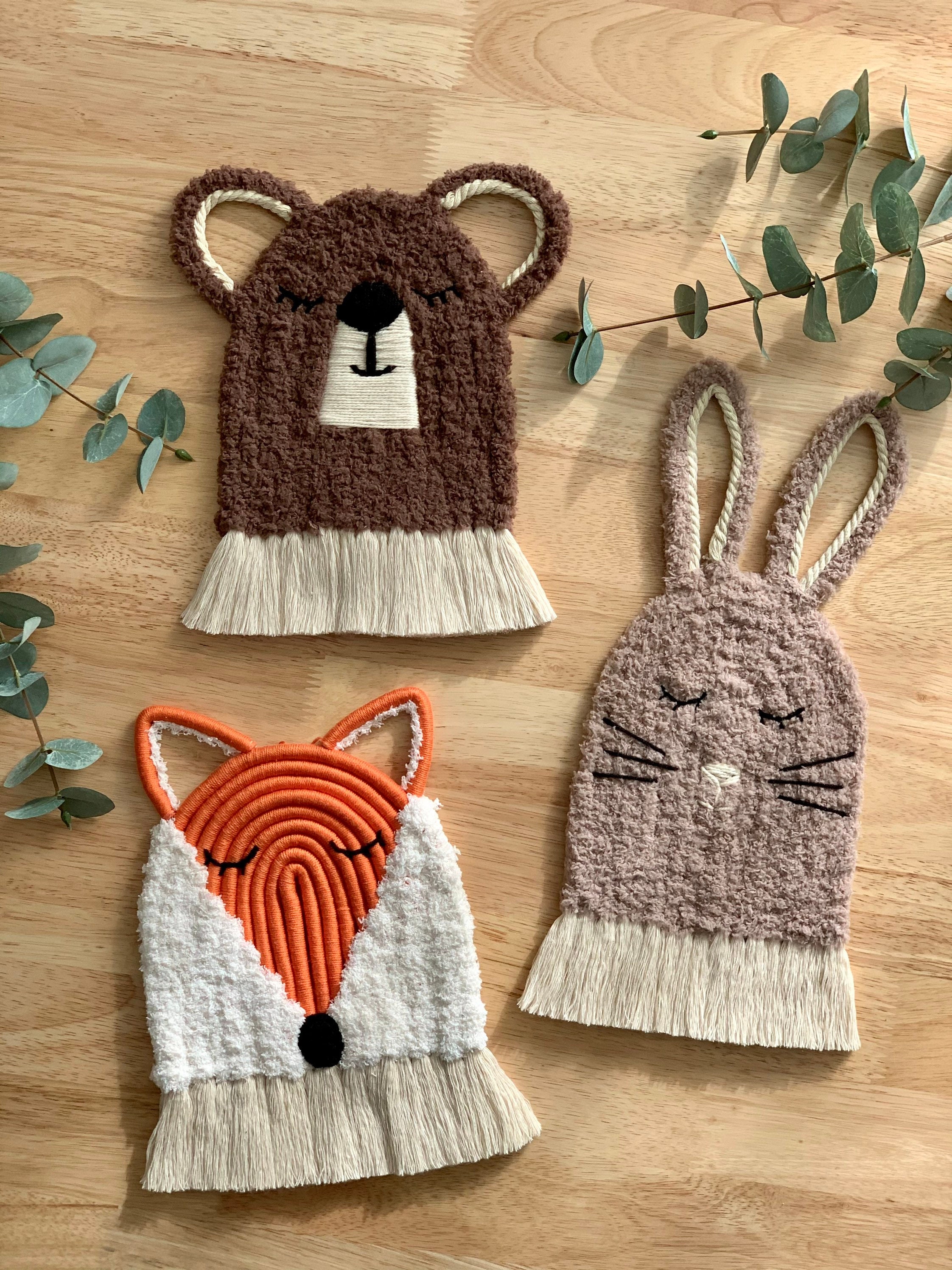 Macramé Animal Rabbit Lotti - Etsy