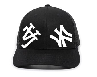 Upside Down La Logo Hat - Etsy UK