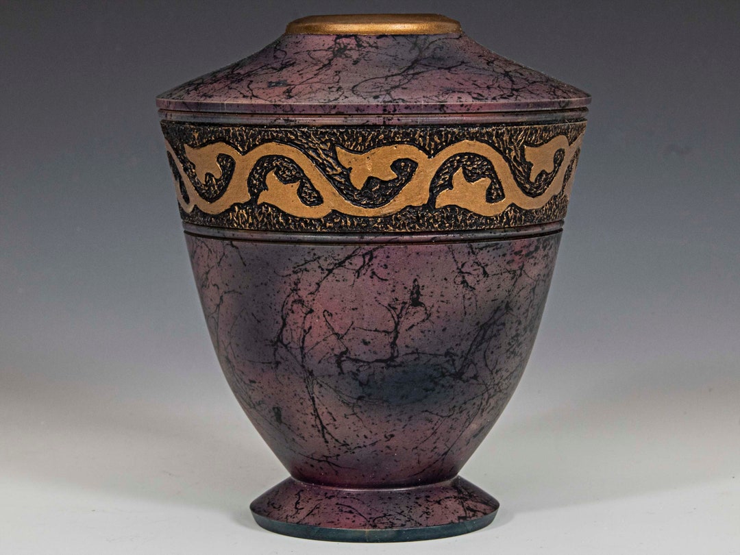 Handmade / Roman Style / Dried Flower / Textured Wood / Vase / - Etsy