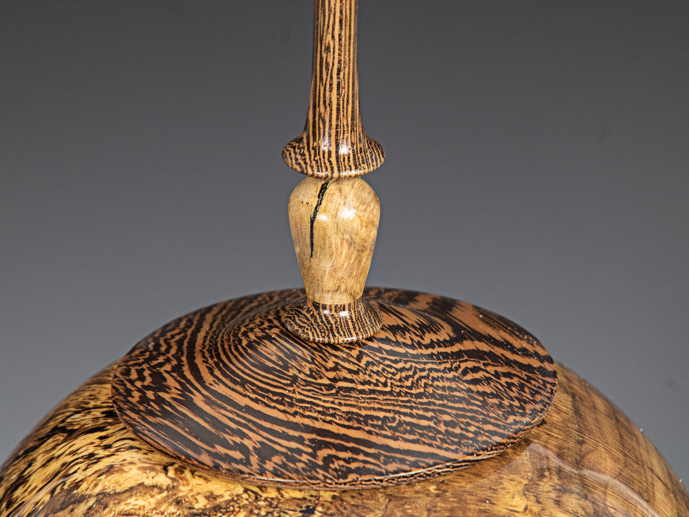Hollow Form, Pet Urn, Black Limba, Maple Burl, Wenge, Stave, Segmented ...