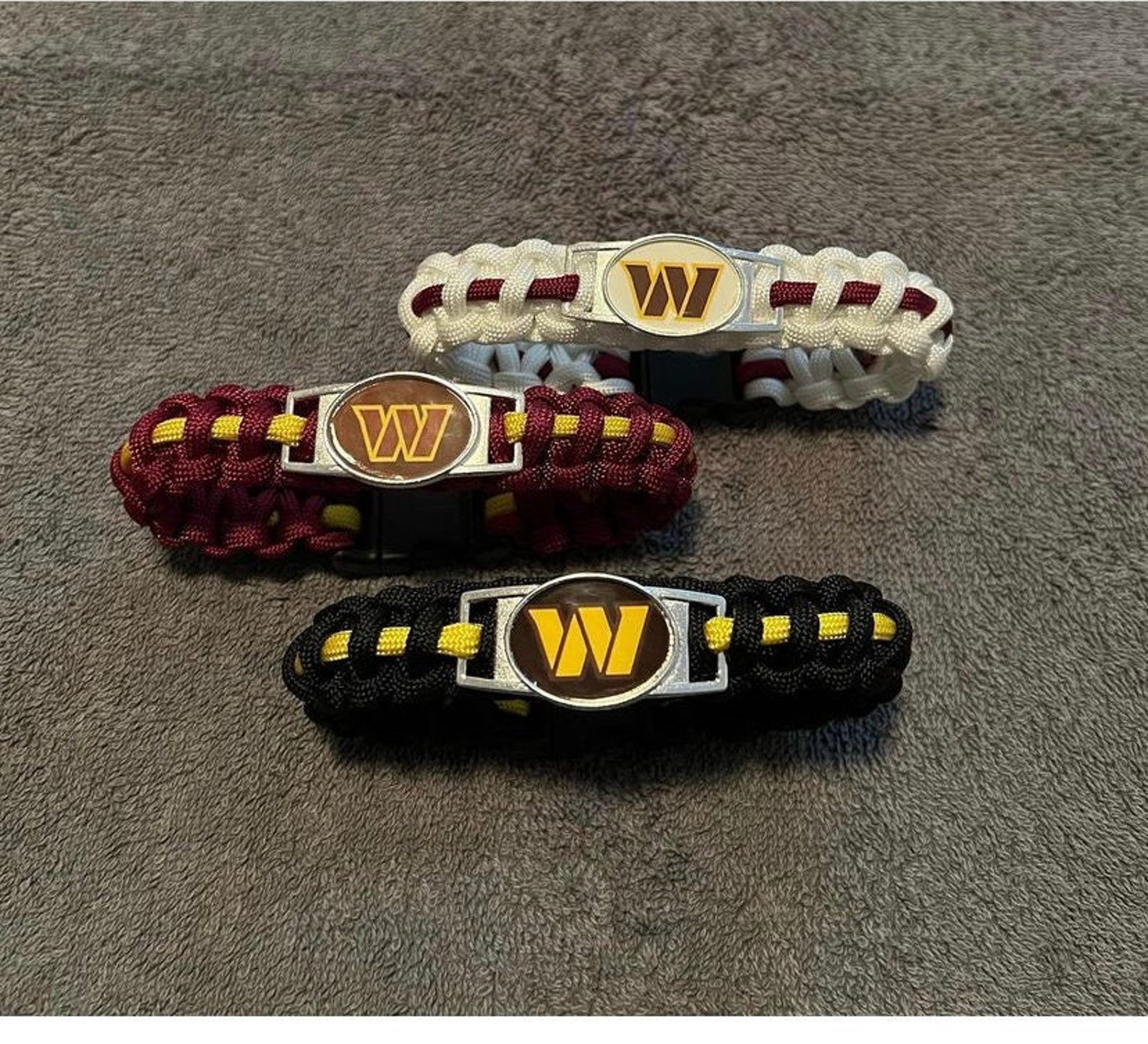 NFL Customized Paracord Bracelets - Etsy