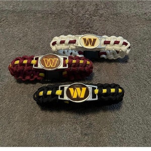 NFL Customized Paracord Bracelets - Etsy