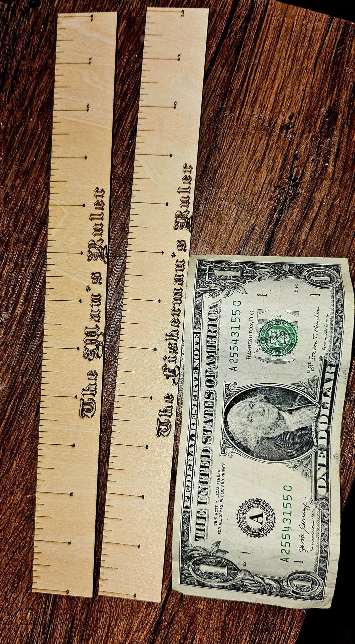 Funny Fisherman's Ruler Gag Gift, Scaled Novelty Ruler - Etsy