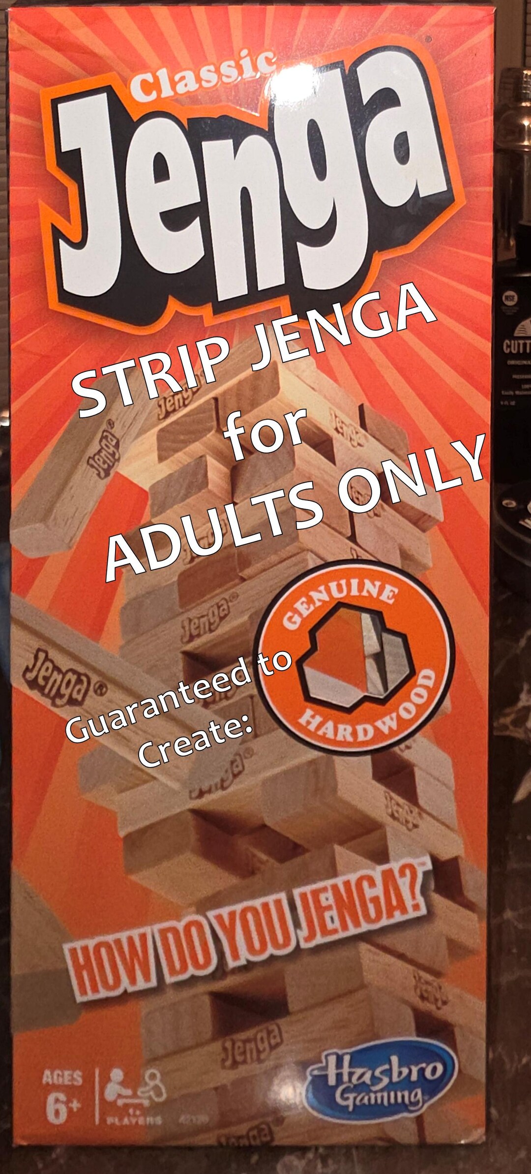 NSFW Adults Only Jenga Game! Strip Jenga, Truth or Dare Jenga, Naughty ...