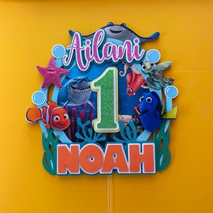 Nemo and Friends Cake Topper - Etsy