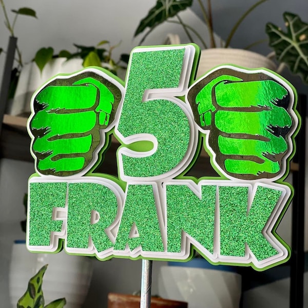 Hulk Cake Topper - Etsy