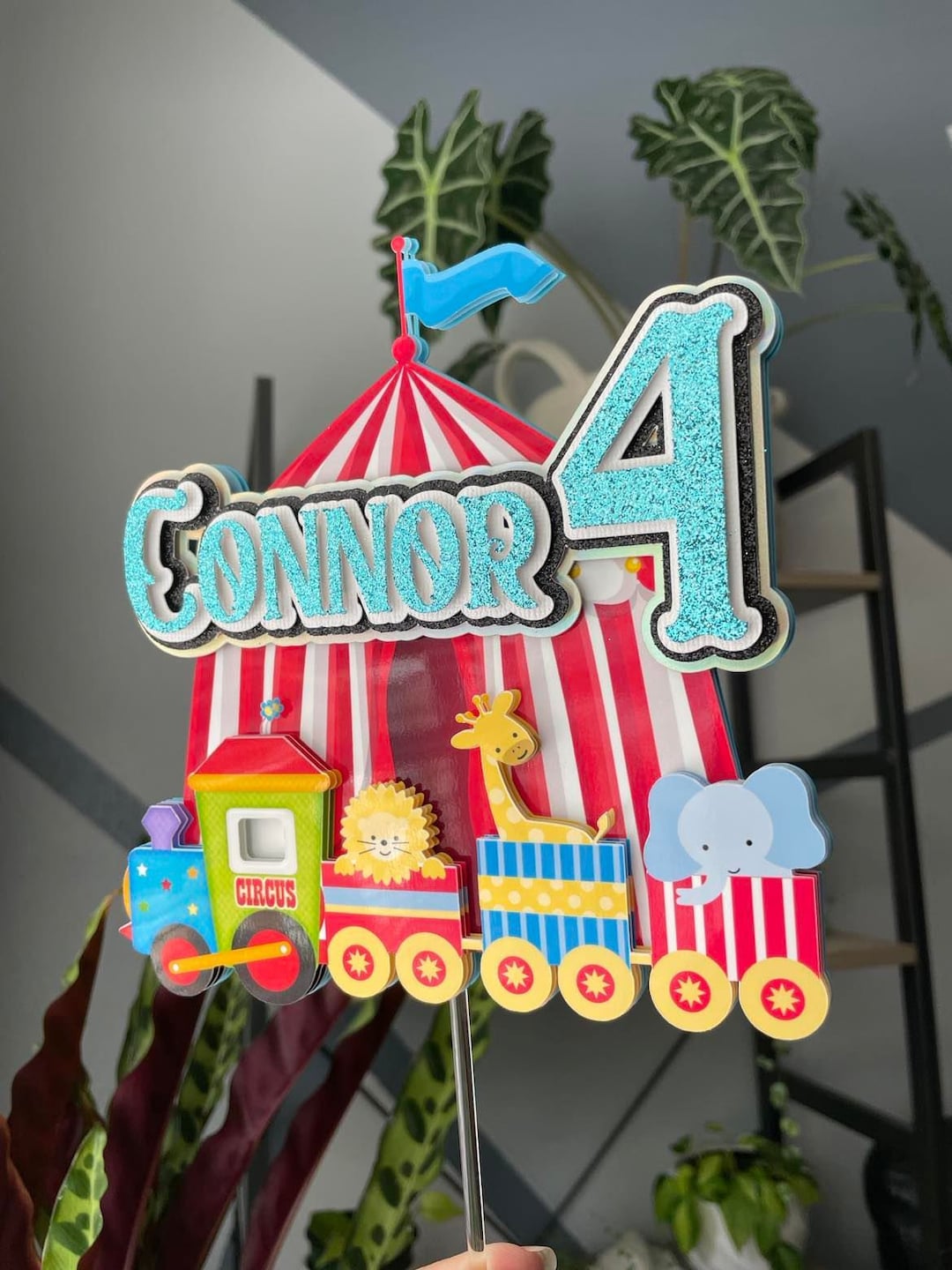Circus Train and Carnival Cake Topper - Etsy
