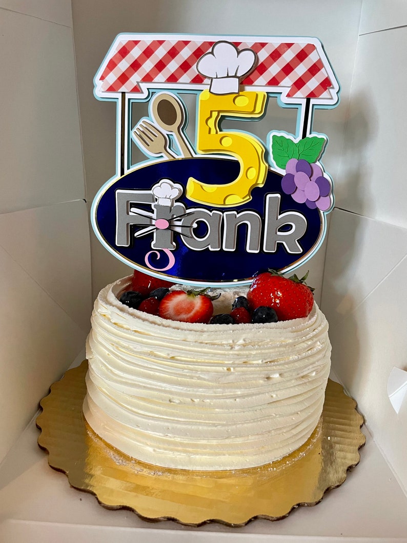 Little Chef Cake Topper - Etsy