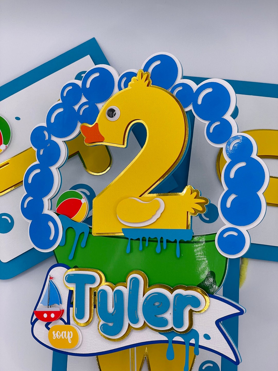 Rubber Duck Cake Topper / Rubber Duck Decorations - Etsy