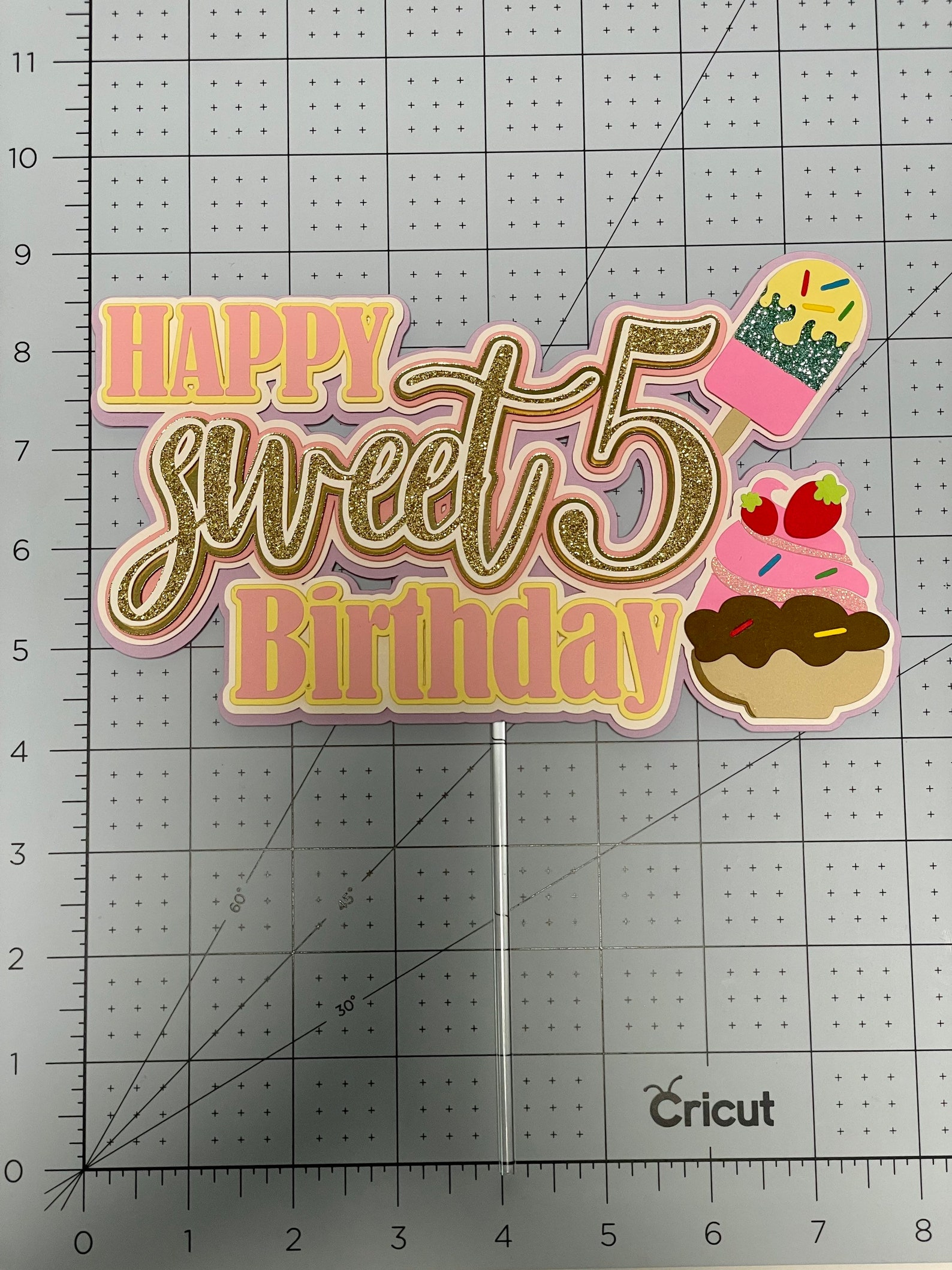 Sweet Birthday Cake Topper - Etsy
