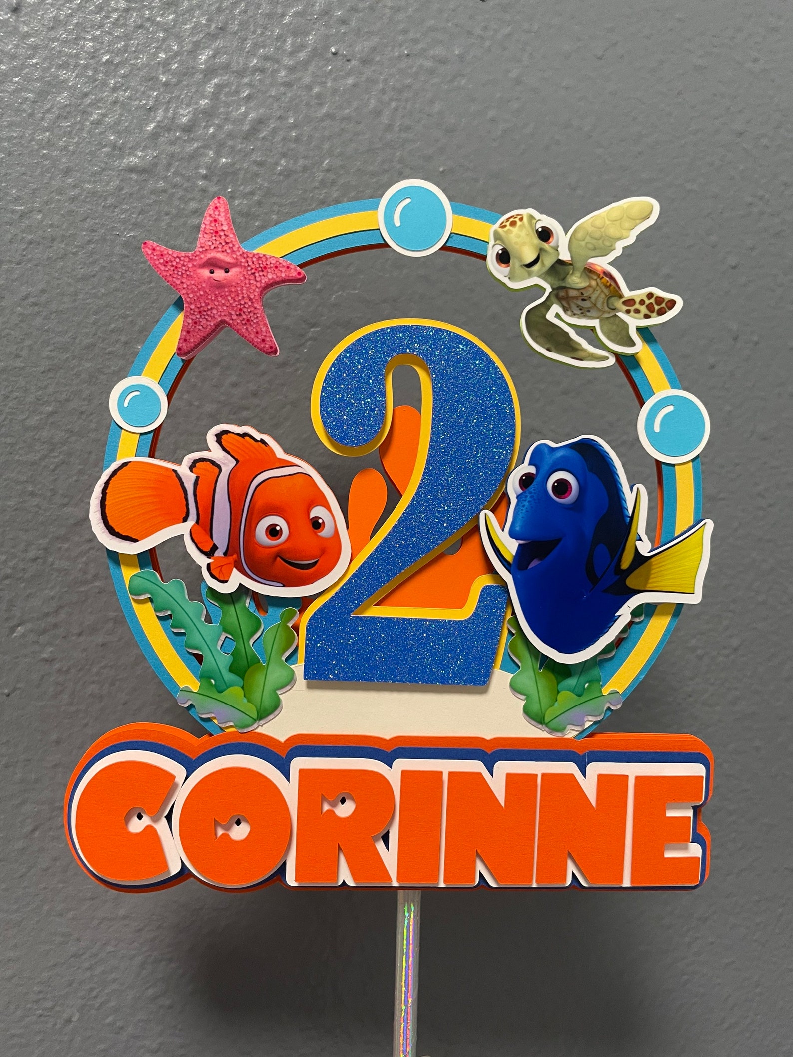 Nemo and Friends Cake Topper - Etsy