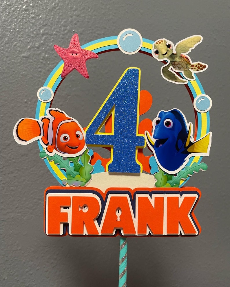 Nemo and Friends Cake Topper - Etsy