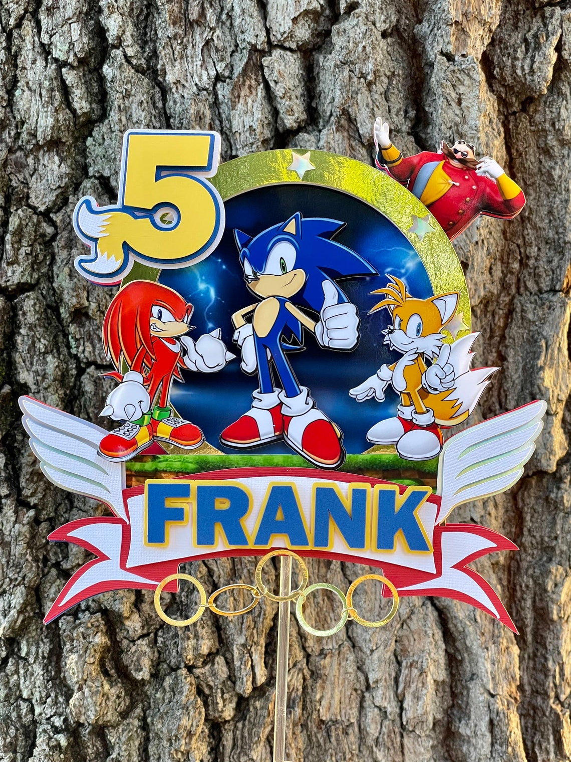 Sonic and Friends Cake Topper - Etsy
