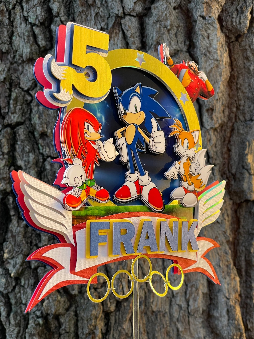 Sonic and Friends Cake Topper - Etsy