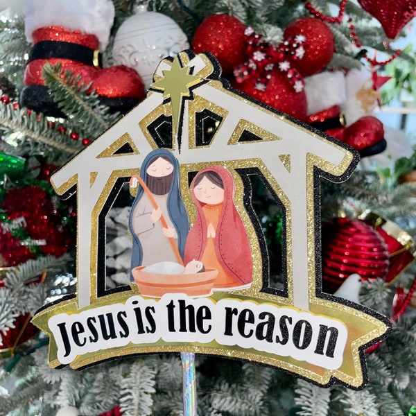 Nativity Scene for Cake Topper - Etsy