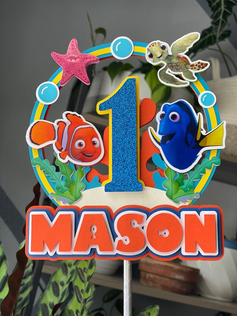 Nemo and Friends Cake Topper - Etsy