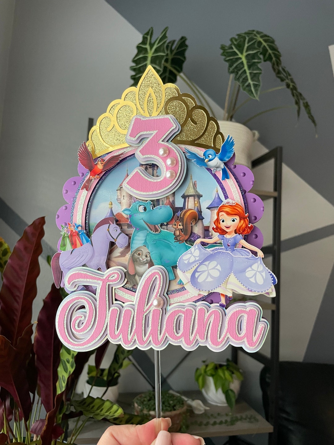 Princess Cake Topper /the First Princess Cake Topper - Etsy