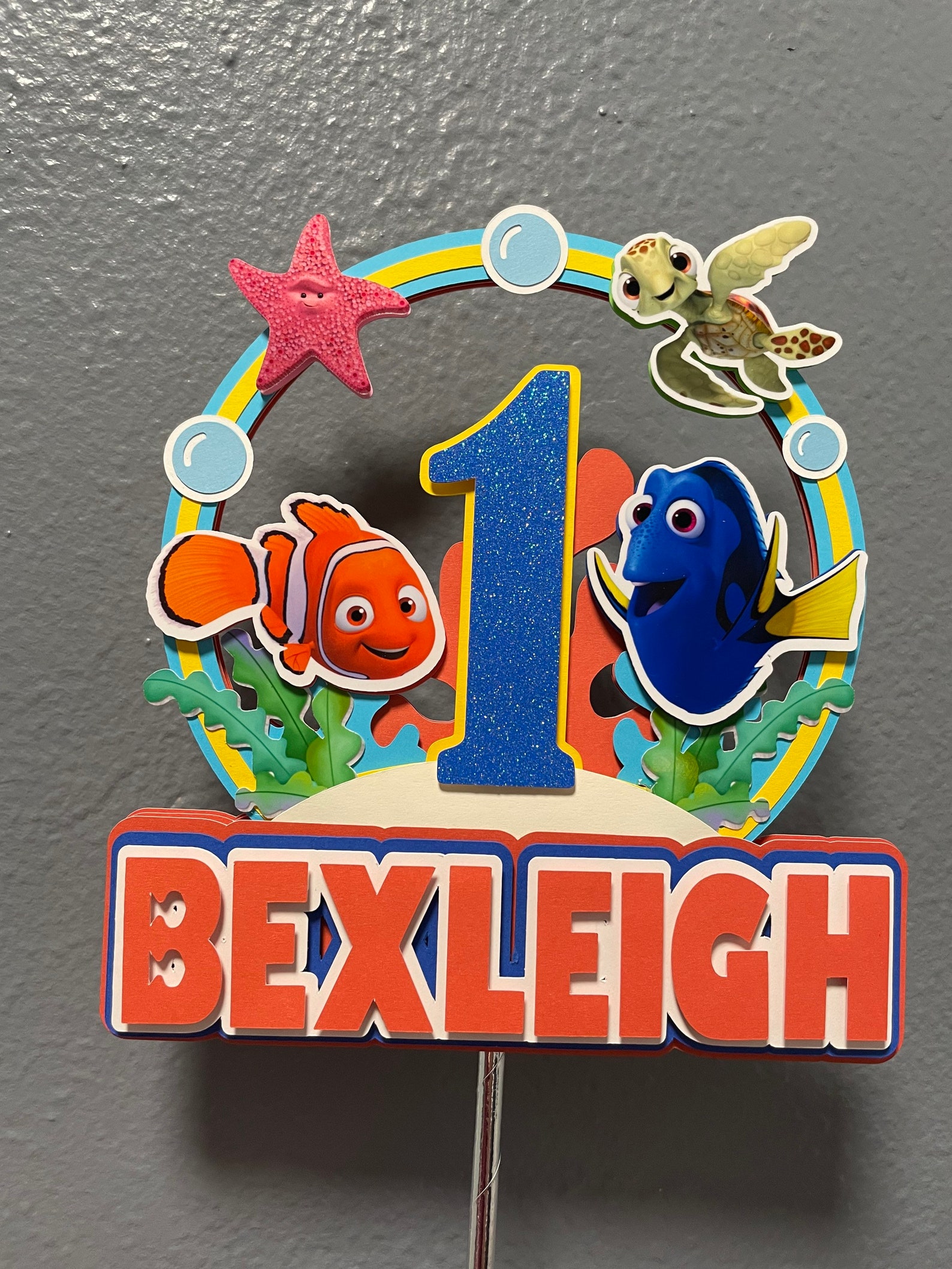 Nemo and Friends Cake Topper - Etsy