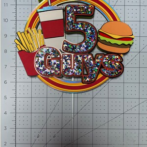 Fast Food Cake Topper - Etsy