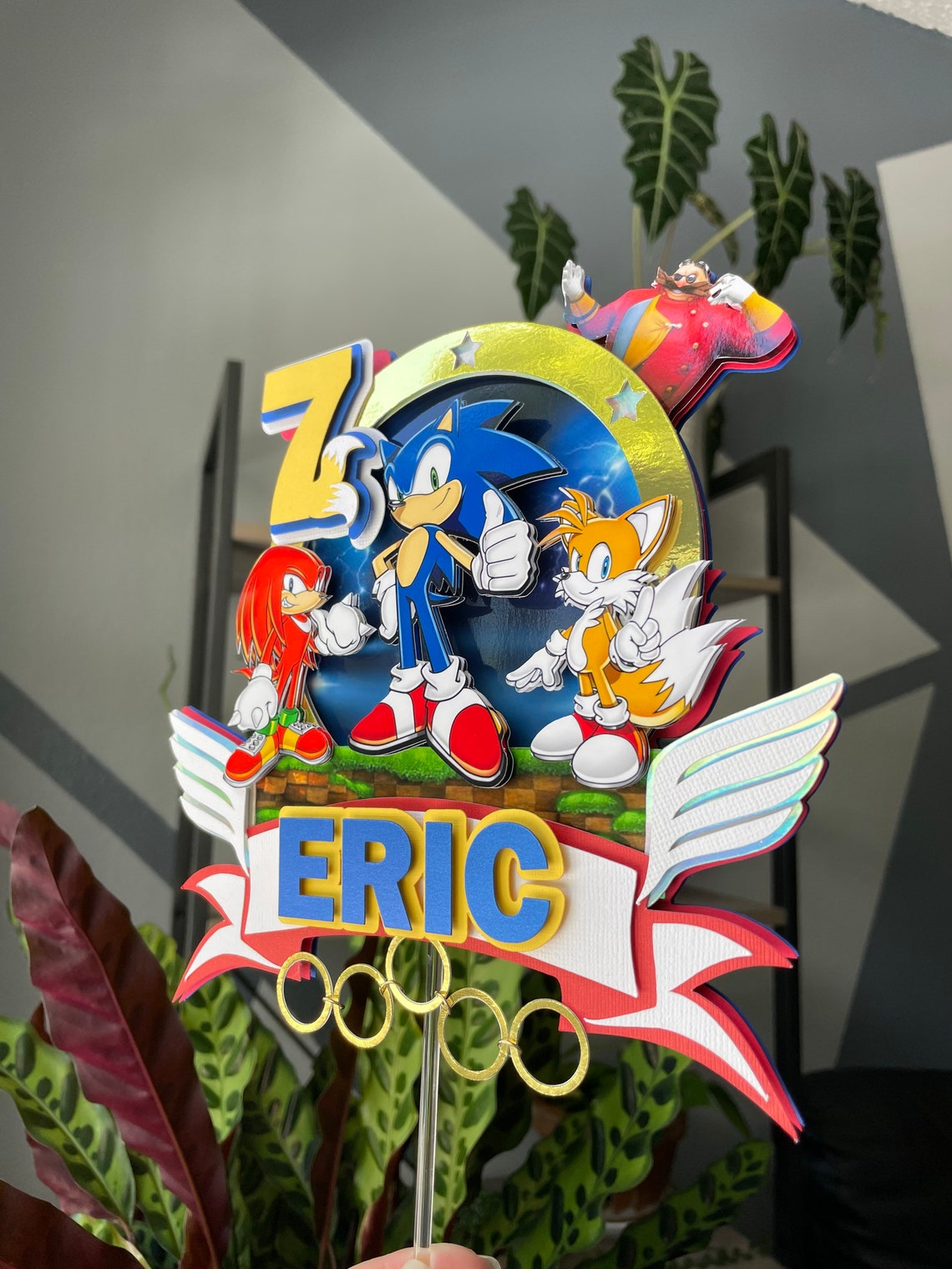 Sonic and Friends Cake Topper - Etsy