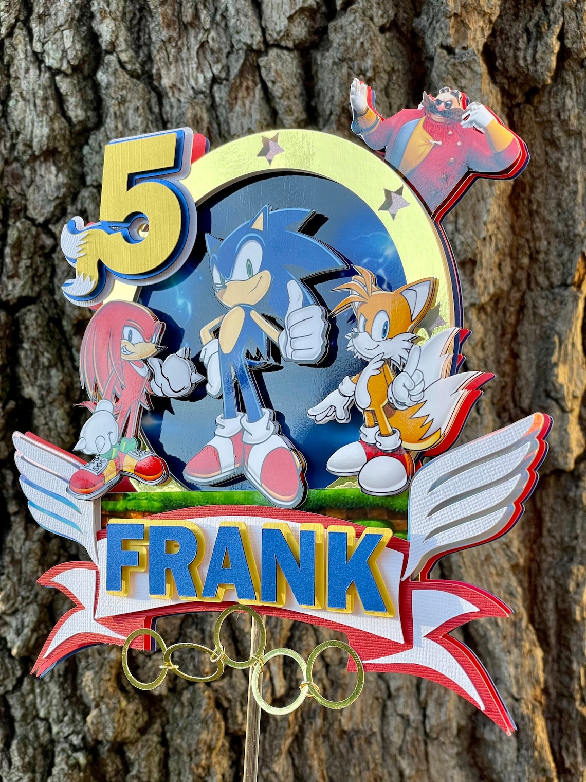 Sonic and Friends Cake Topper - Etsy