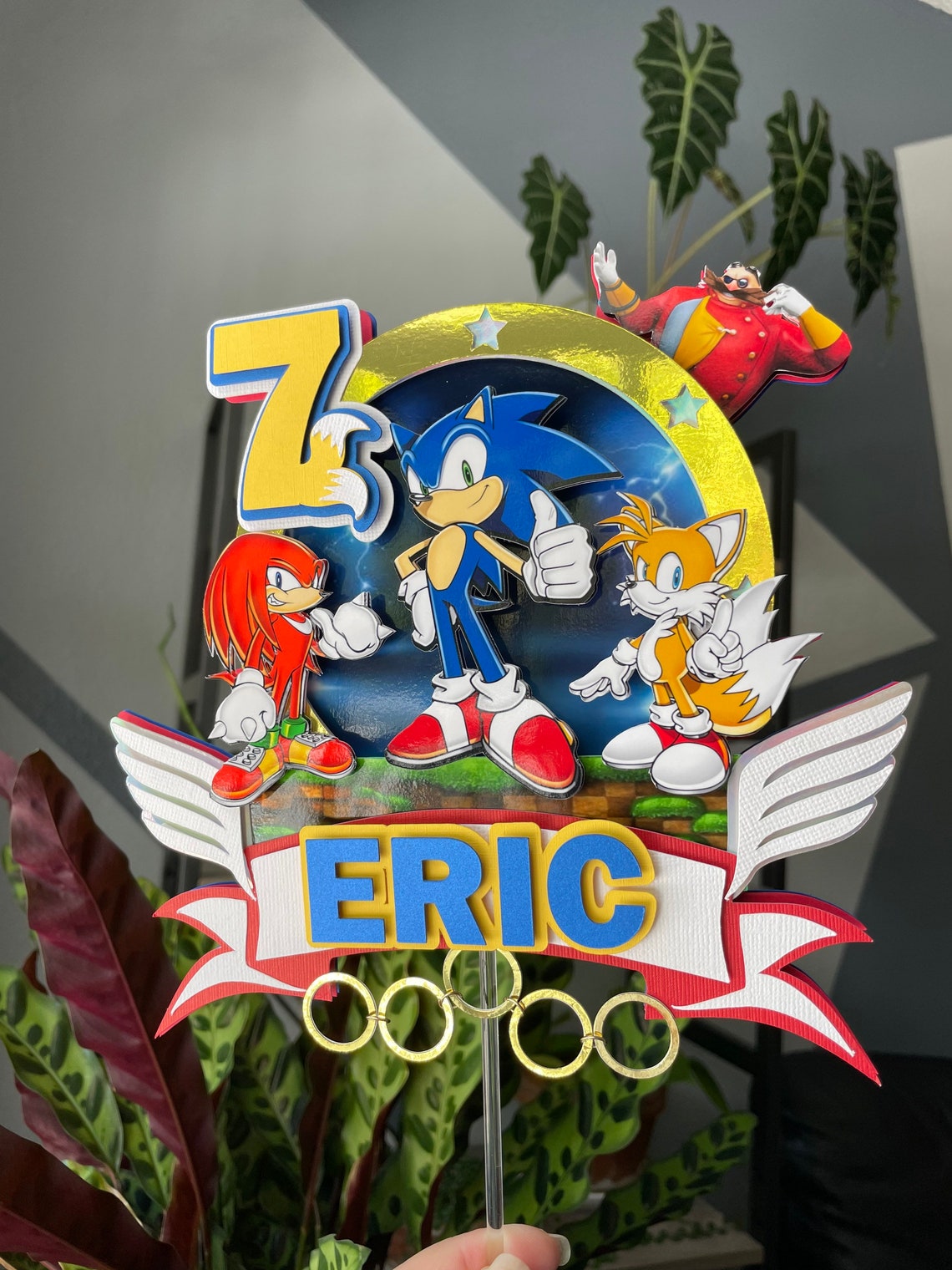 Sonic and Friends Cake Topper - Etsy