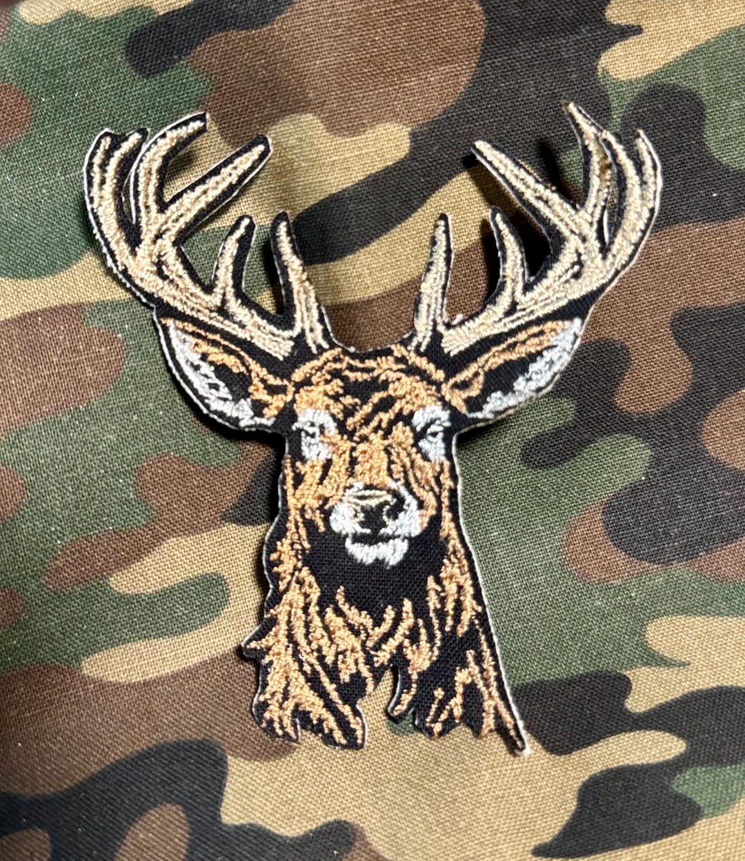 Deer Buck Embroidery Patch - Etsy
