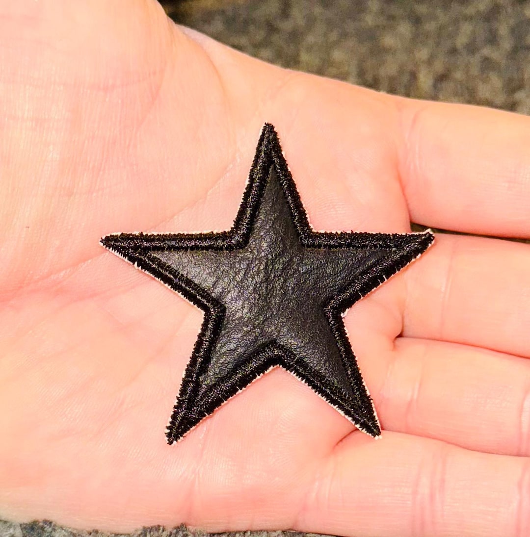 Applique Embroidered Star Patches - Etsy
