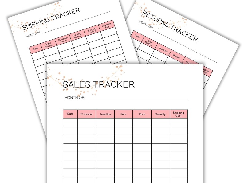 Small Business Planner Printable. Operations Plan. Inventory Tracker ...
