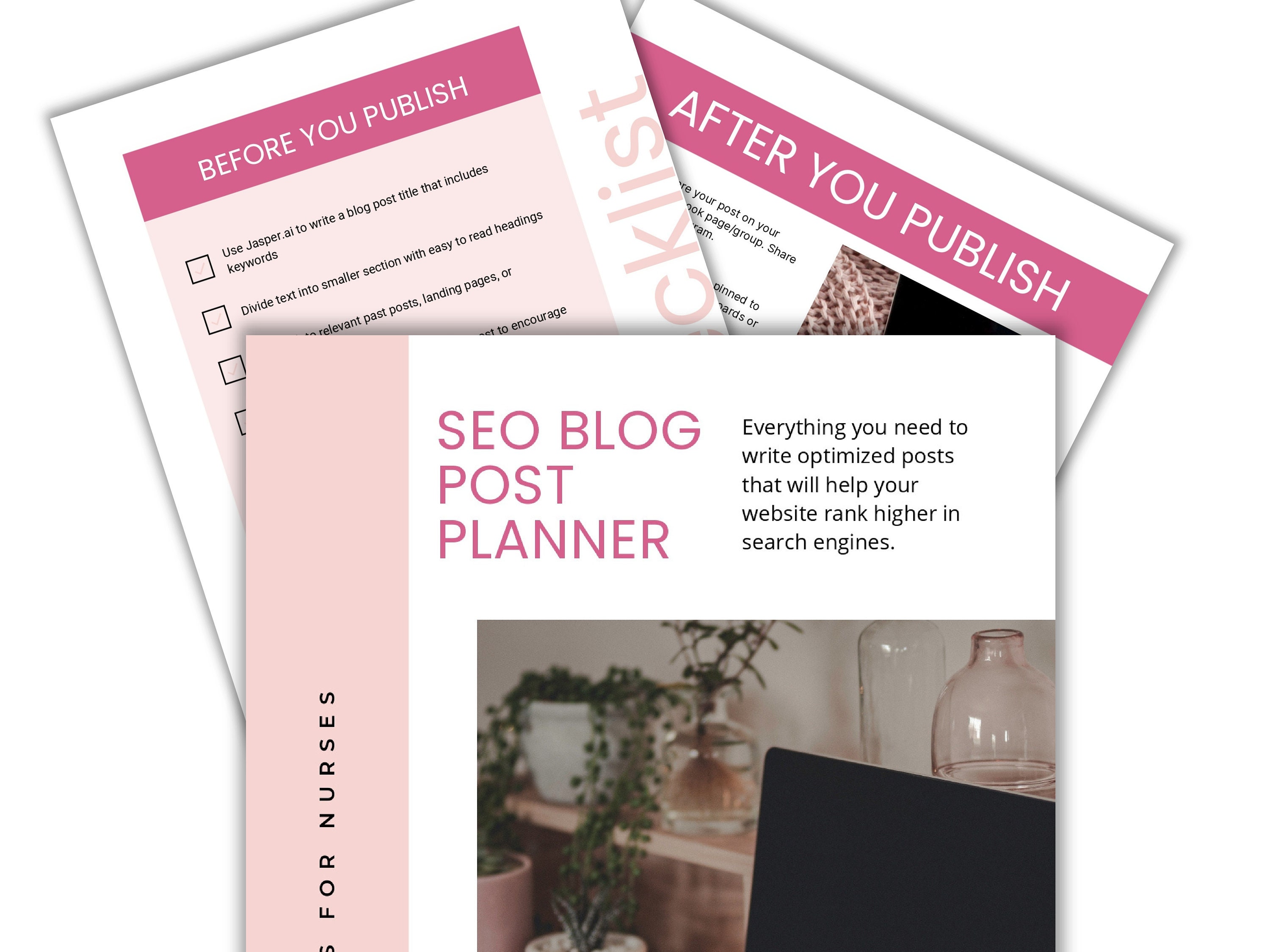 Blog Post Planner. Blog Post Template. SEO Checklist. Blog Post ...
