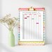 Half Hour Weekly Planner. Block Style Schedule Included. Plot Out Your ...