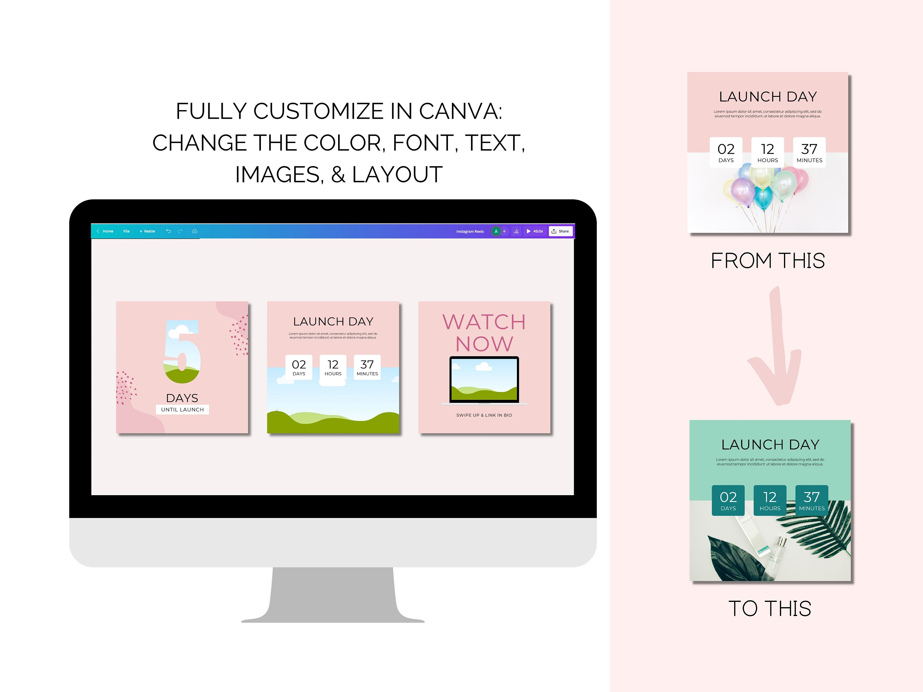 Launch Kit. Includes Launch Instagram Templates. Social Media Marketing ...
