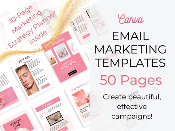 Email Marketing Canva Template Bundle. Email Newsletter Canva - Etsy