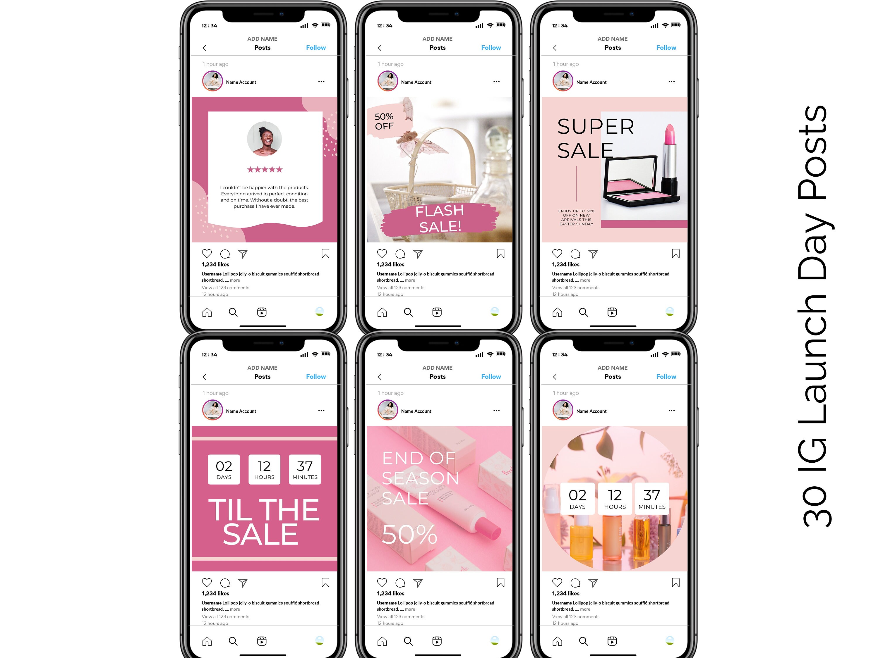 Launch Kit. Includes Launch Instagram Templates. Social Media Marketing ...