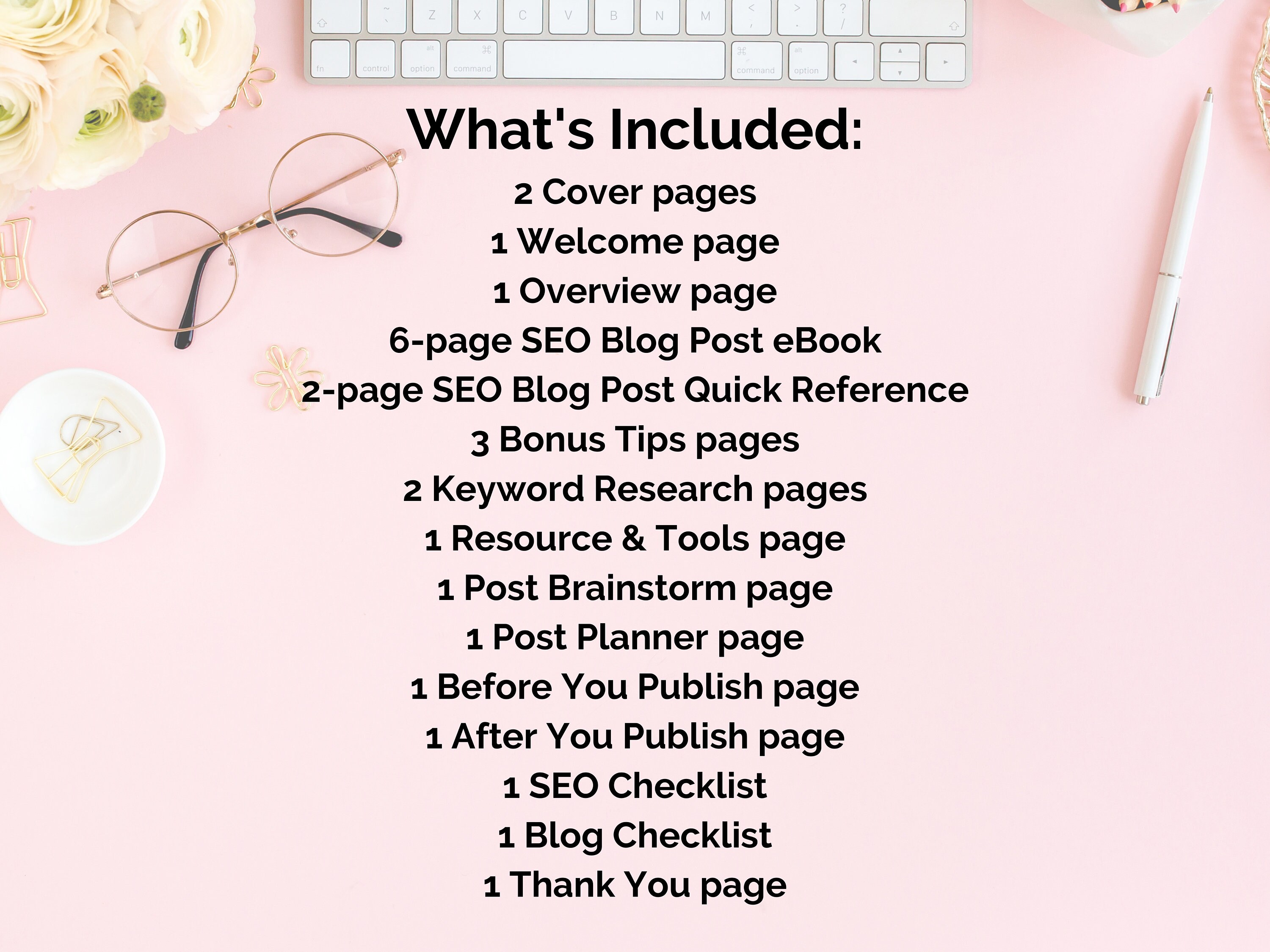 Blog Post Planner. Blog Post Template. SEO Checklist. Blog Post ...